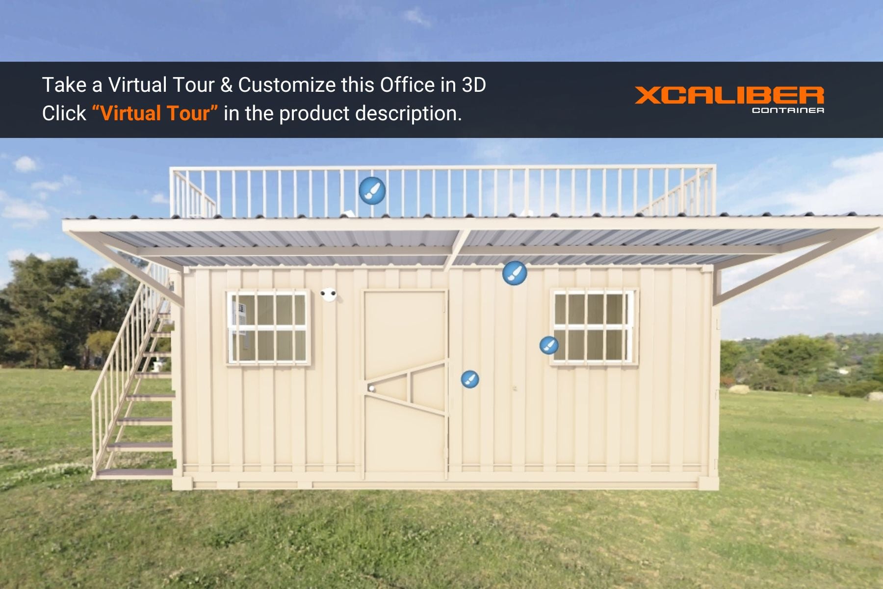 20' Mobile Office Story – XCaliber Container