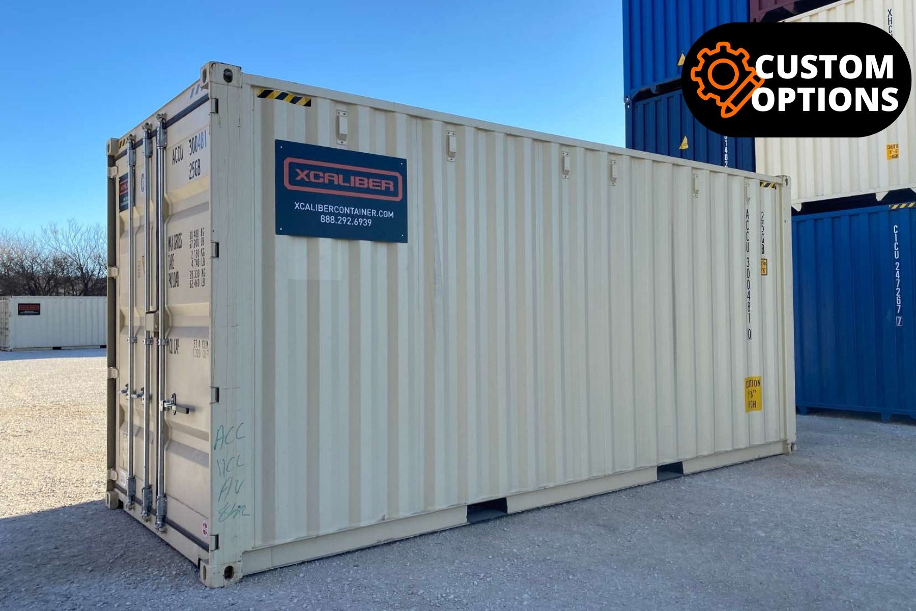 20' High Cube 1-Trip Shipping Container – XCaliber Container