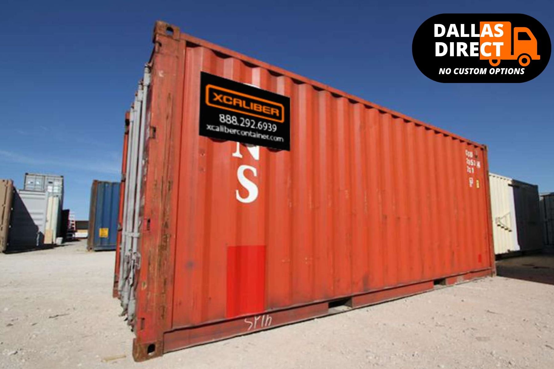 20' Standard Wind & Watertight Shipping Container - Direct Ship ...