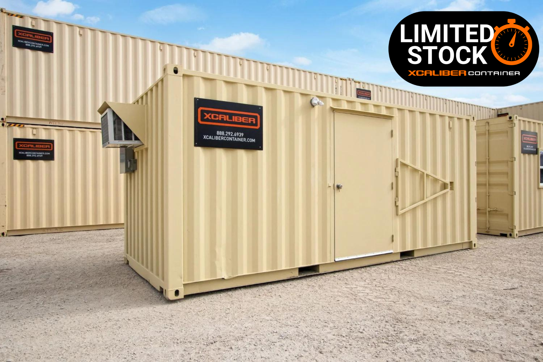 20' Climate-Controlled Storage Container – XCaliber Container