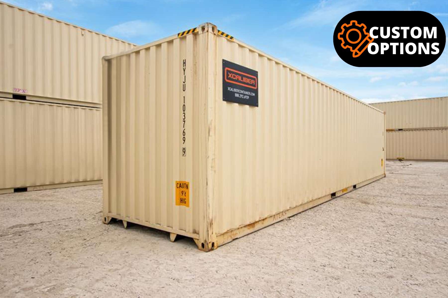 40' High Cube 1-Trip Shipping Container – XCaliber Container