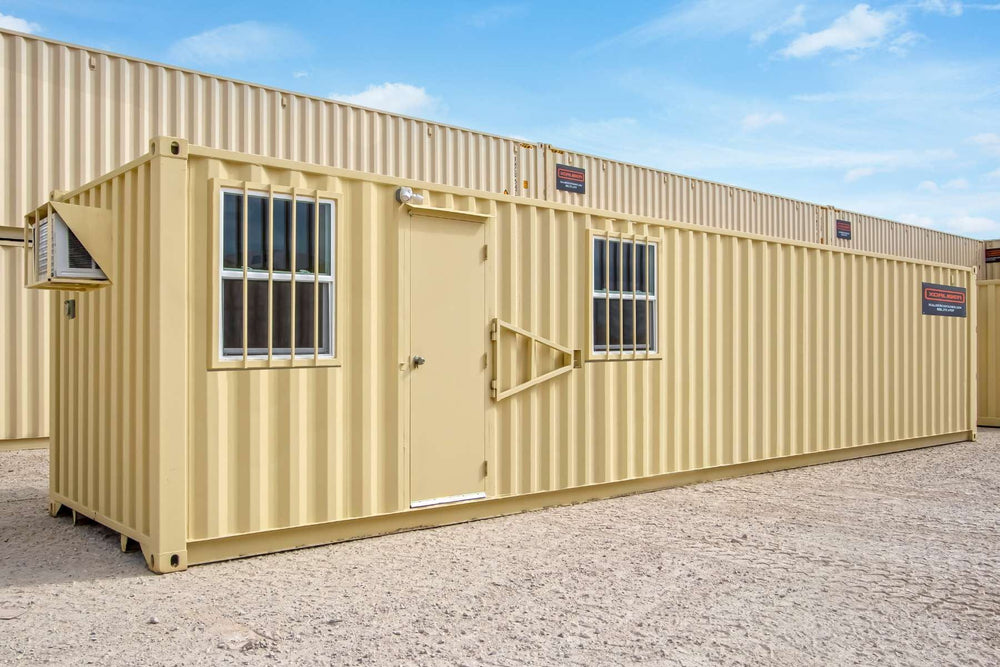 40' Mobile Office with Storage Story – XCaliber Container